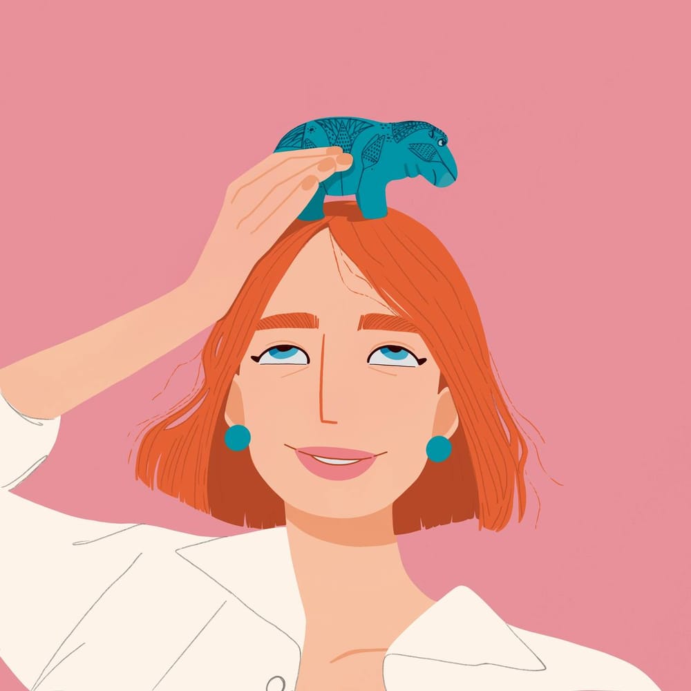 Fun orangey girly | Skillshare Student Project