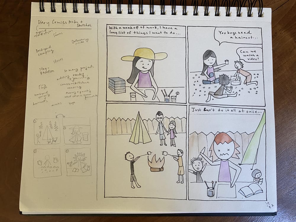 Diary Comic | Skillshare Student Project