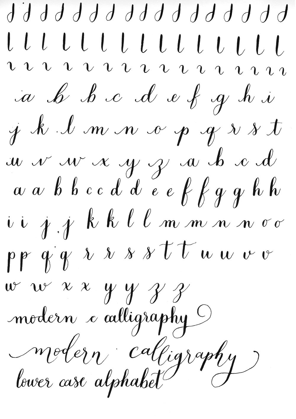 Introduction to Modern Calligraphy for Beginners | Skillshare Student ...