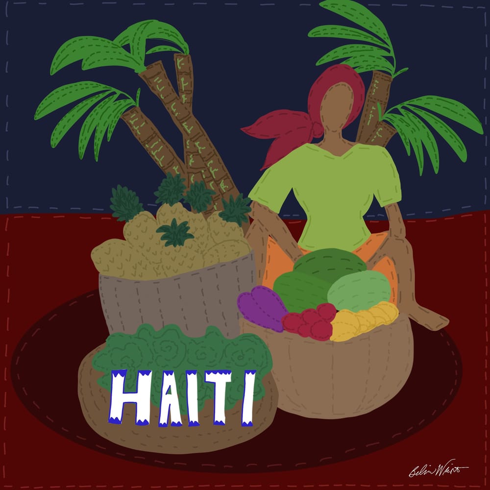 Haiti illustration | Skillshare Student Project