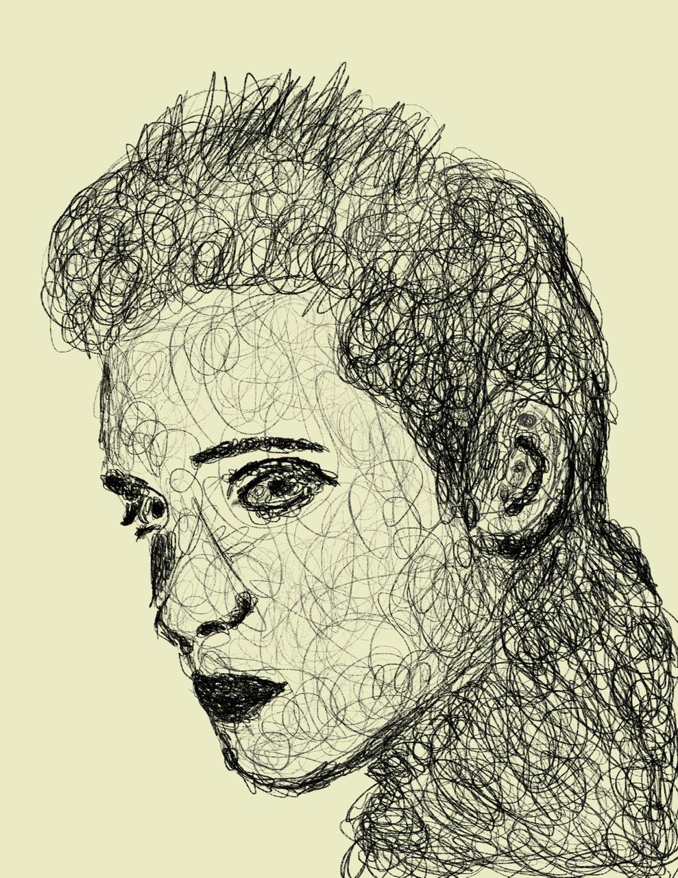 Scribble portraits | Skillshare Student Project