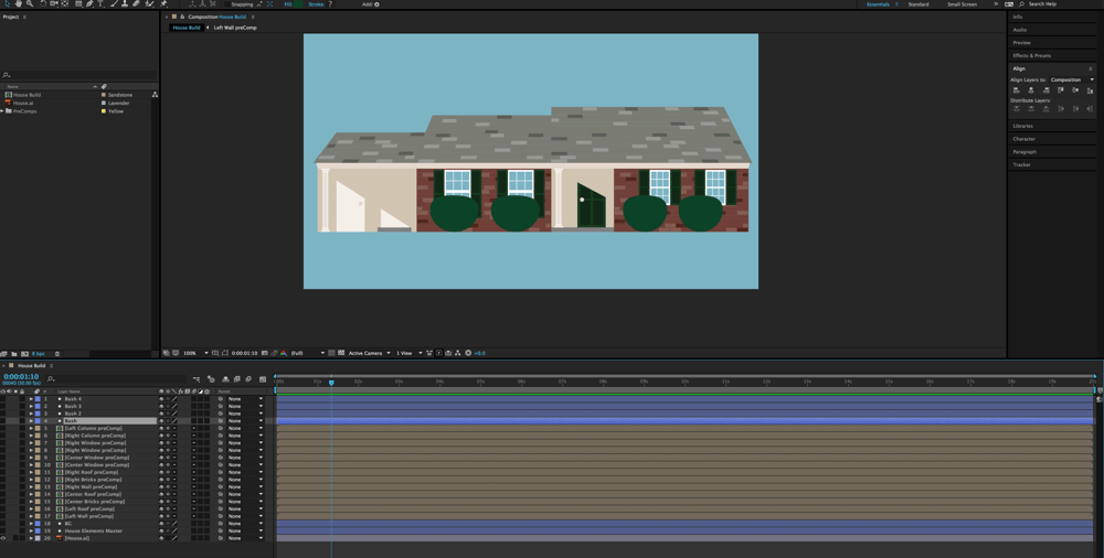 House Animation Build | Skillshare Student Project