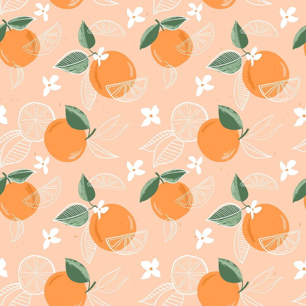 Repeat Pattern: Oranges | Skillshare Student Project