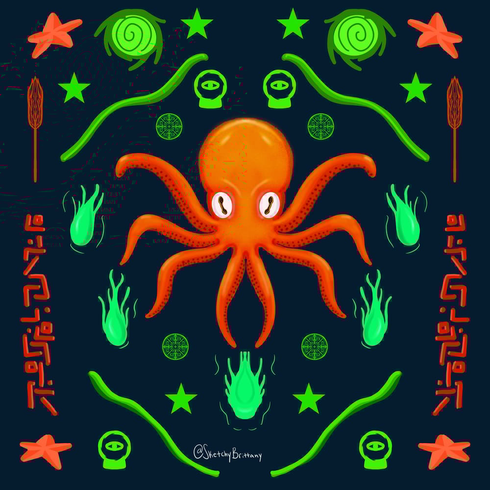 Magical / mystical octopus | Skillshare Student Project