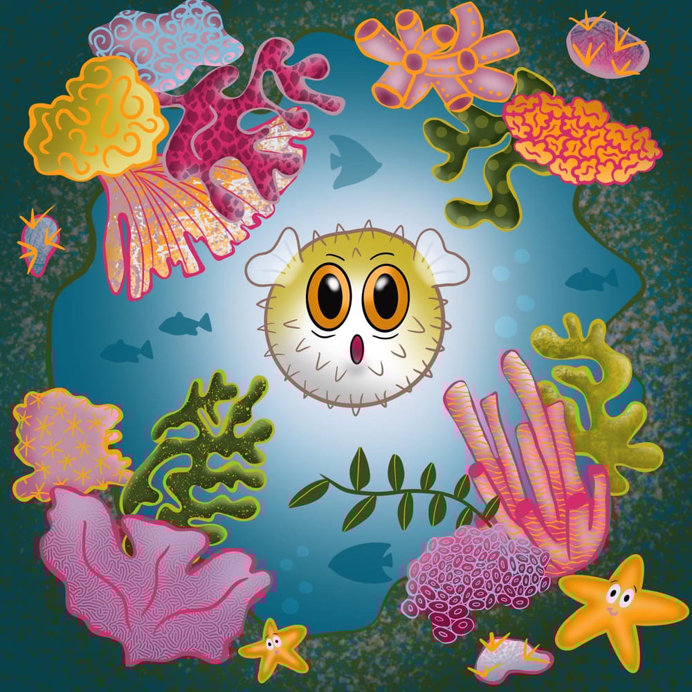 Scared little puffer | Skillshare Student Project