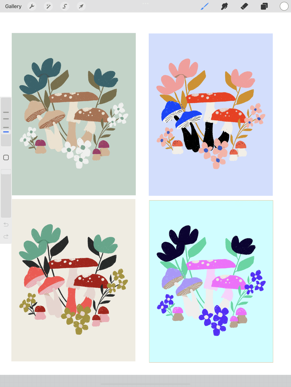 my bloom and shroom | Skillshare Student Project