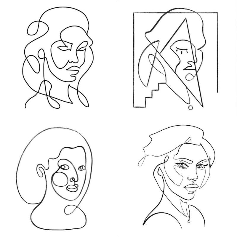 Discovering my One Line style | Skillshare Student Project