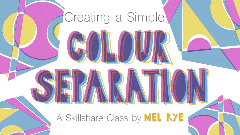 Transform A Line Drawing Into A Pop Art Illustration Using Scanned Texture Skillshare Student 