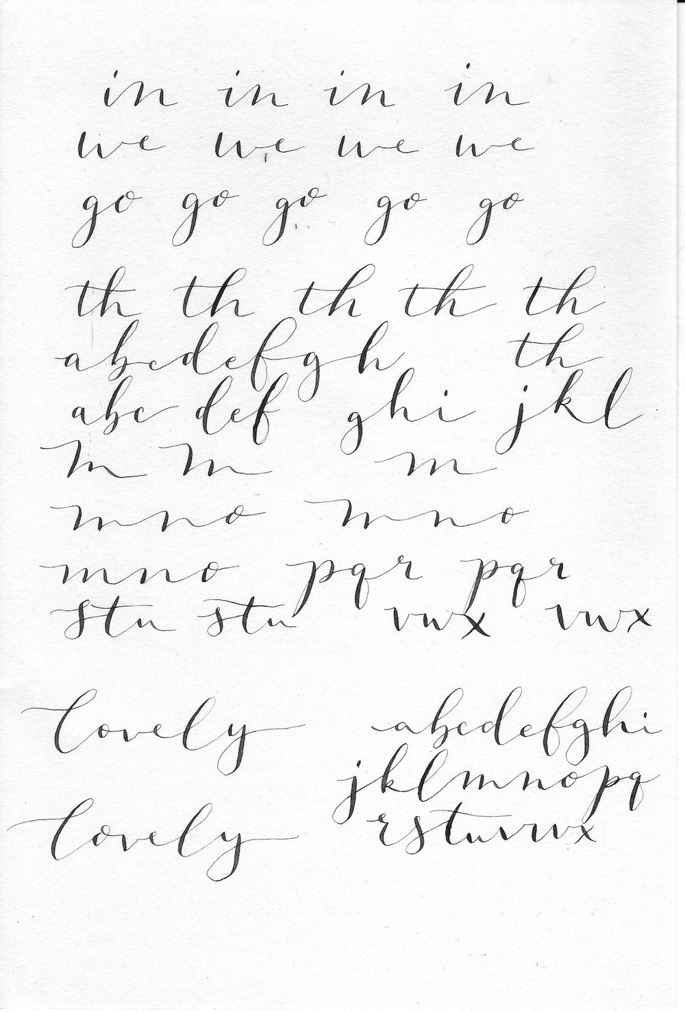 Advance Modern Calligraphy | Skillshare Student Project