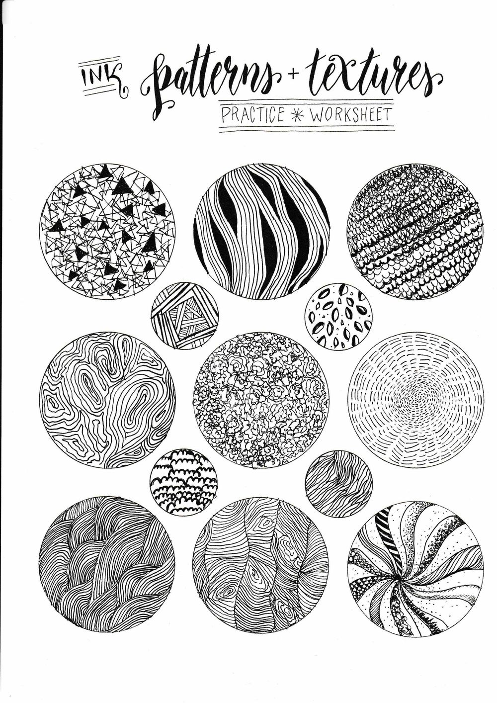 Shading, patterns and textures | Skillshare Student Project