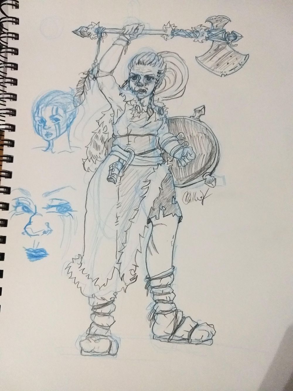 Random Warrior design | Skillshare Student Project