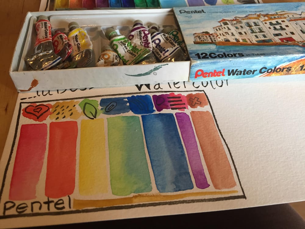 Watercolor Paints - cheap sets | Skillshare Student Project