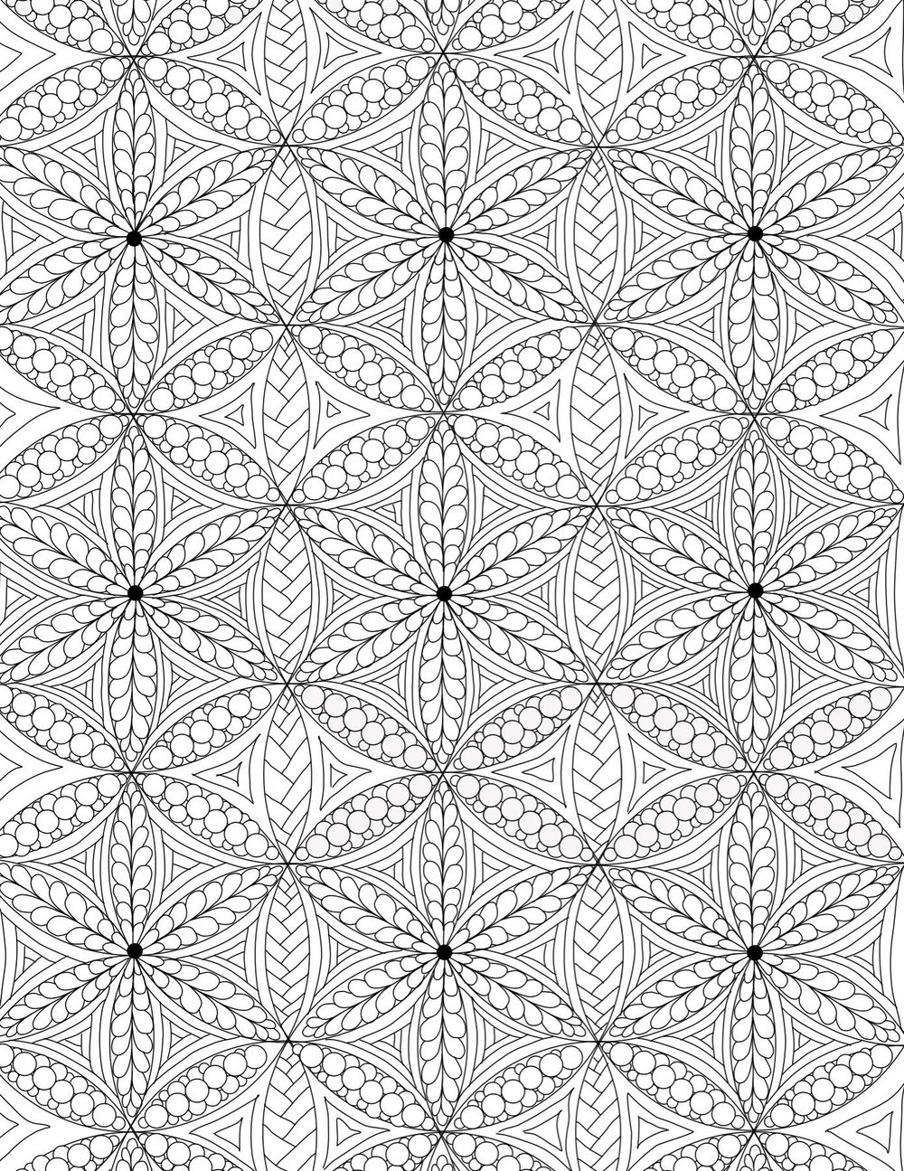 Finished Full Page Mandala | Skillshare Student Project