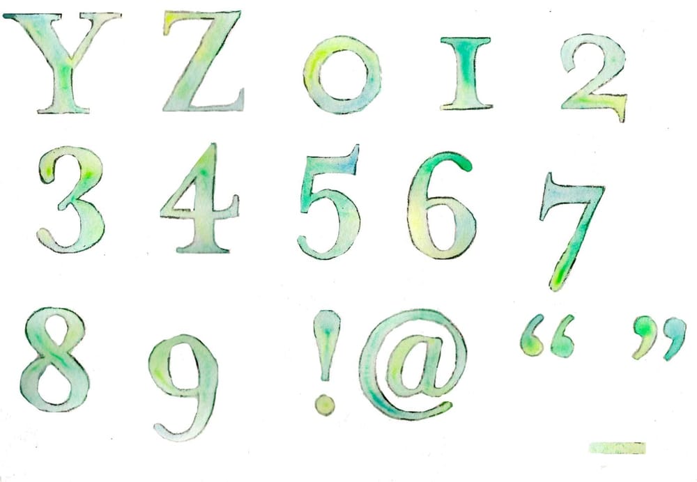 (completed) Mrs. Eaves Bold letters | Skillshare Student Project