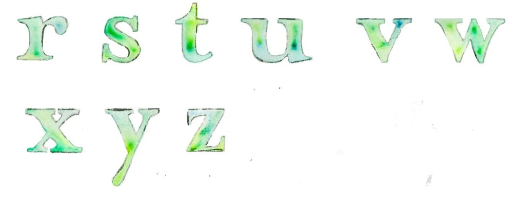 (completed) Mrs. Eaves Bold letters | Skillshare Student Project