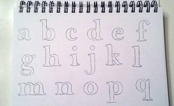 (completed) Mrs. Eaves Bold letters | Skillshare Student Project