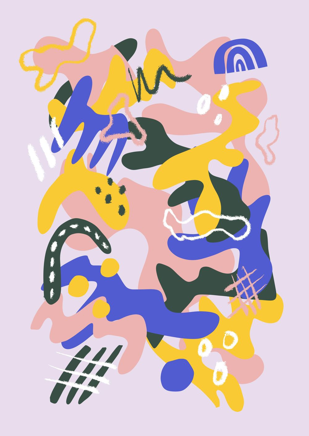 Abstract Play with Fresco | Skillshare Student Project