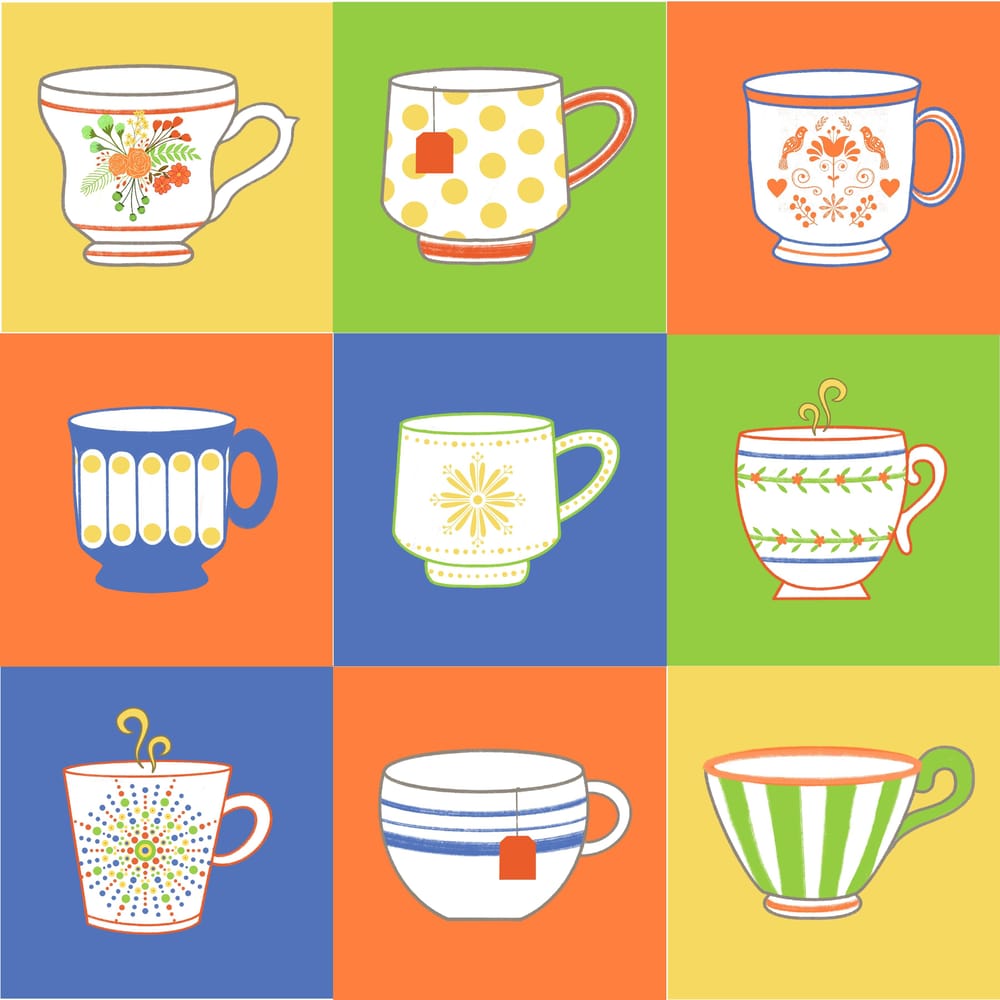 Tea cup Series | Skillshare Student Project
