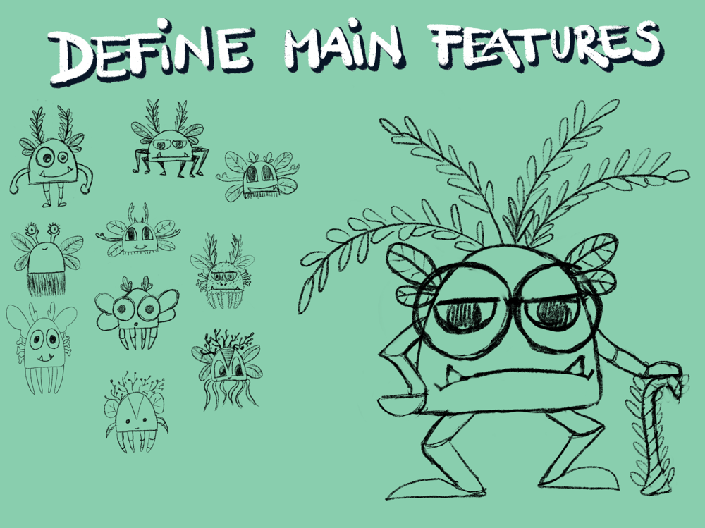 Grumpy bug | Skillshare Student Project