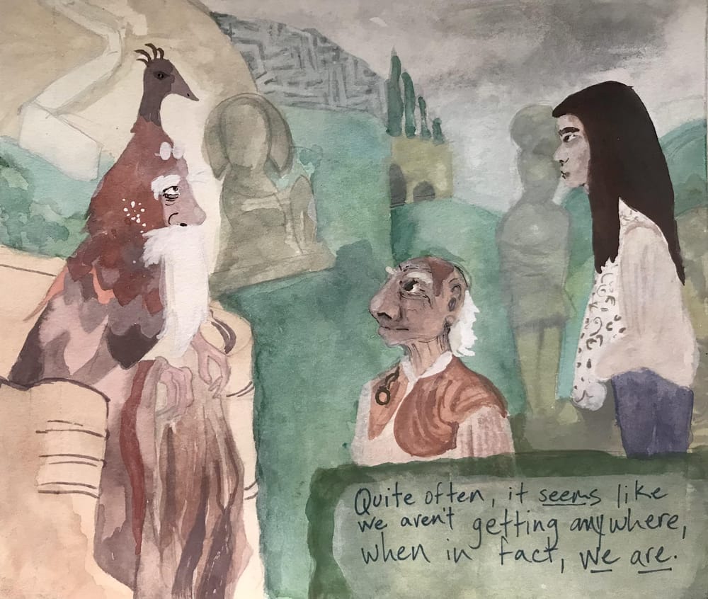 Labyrinth: The Wiseman | Skillshare Student Project