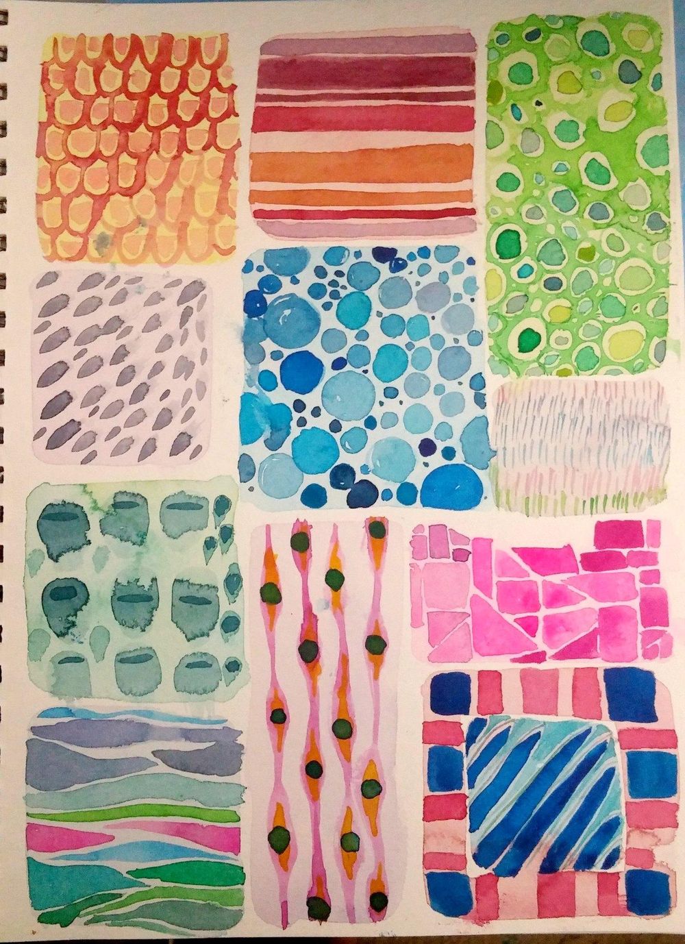 Watercolor textures | Skillshare Student Project
