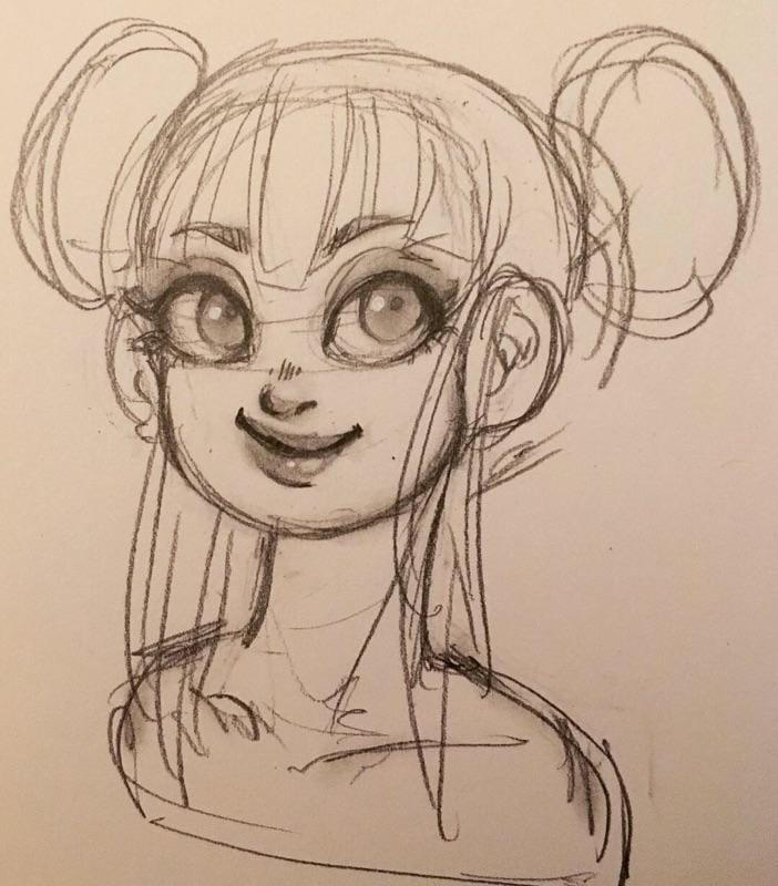 3 Female Character Practices | Skillshare Student Project