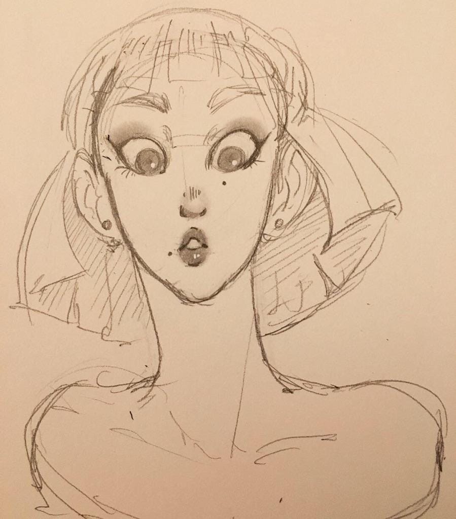 3 Female Character Practices | Skillshare Student Project