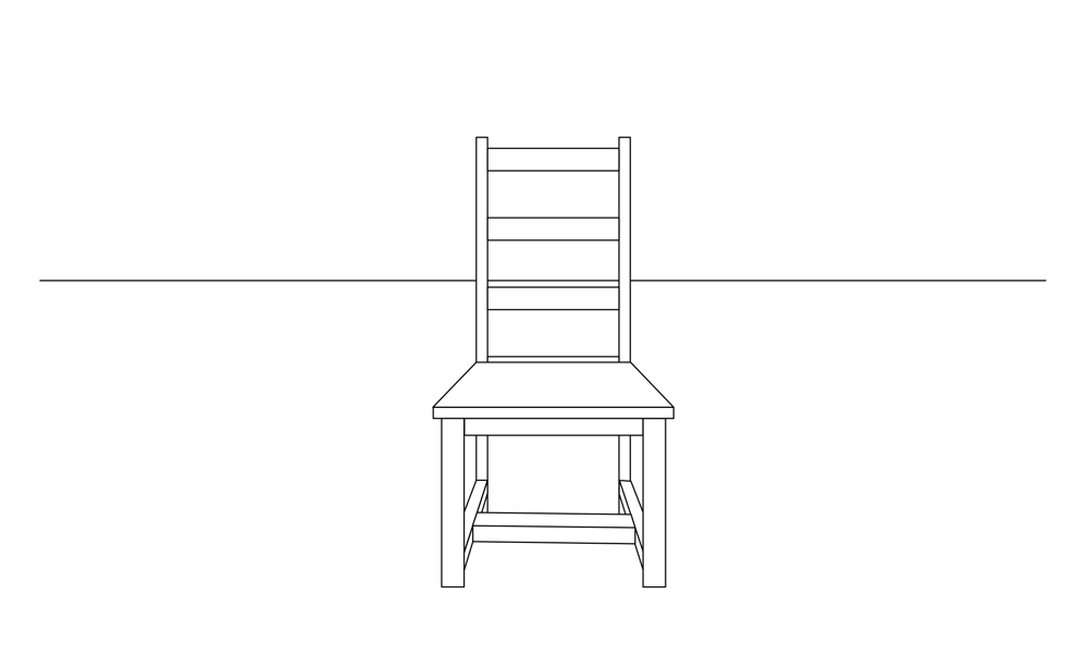 One Point Perspective Chair | Skillshare Student Project