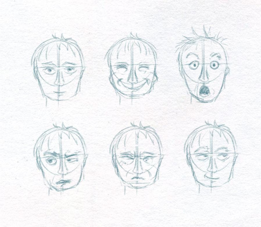 Six expressions | Skillshare Student Project