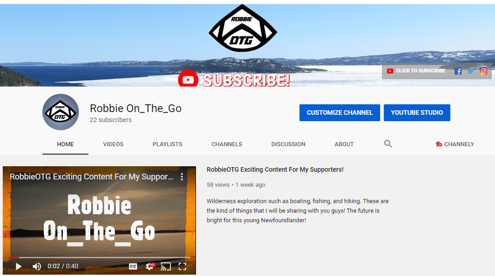 RobbieOTG YouTube Channel | Skillshare Student Project