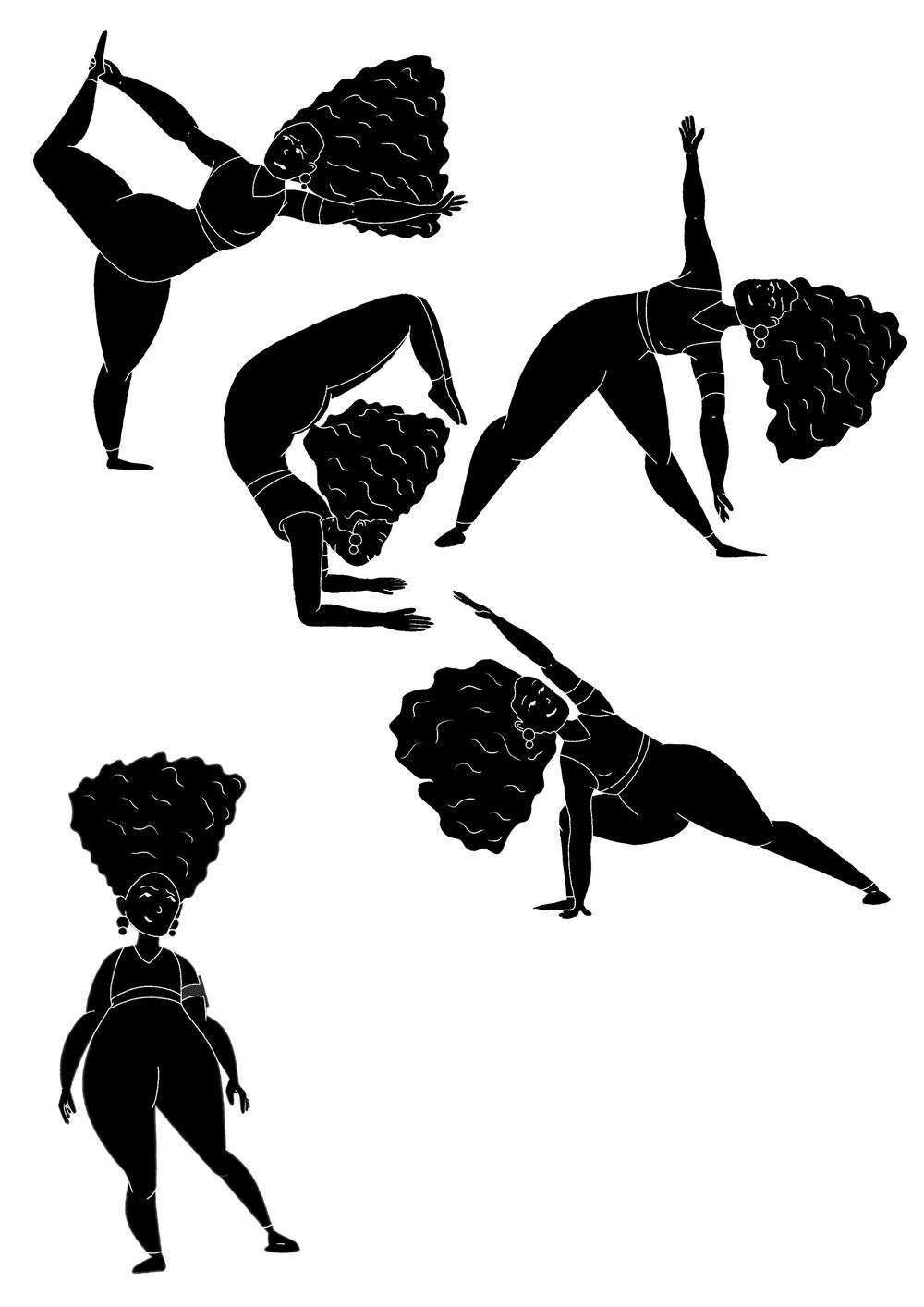 Yoga poses | Skillshare Student Project