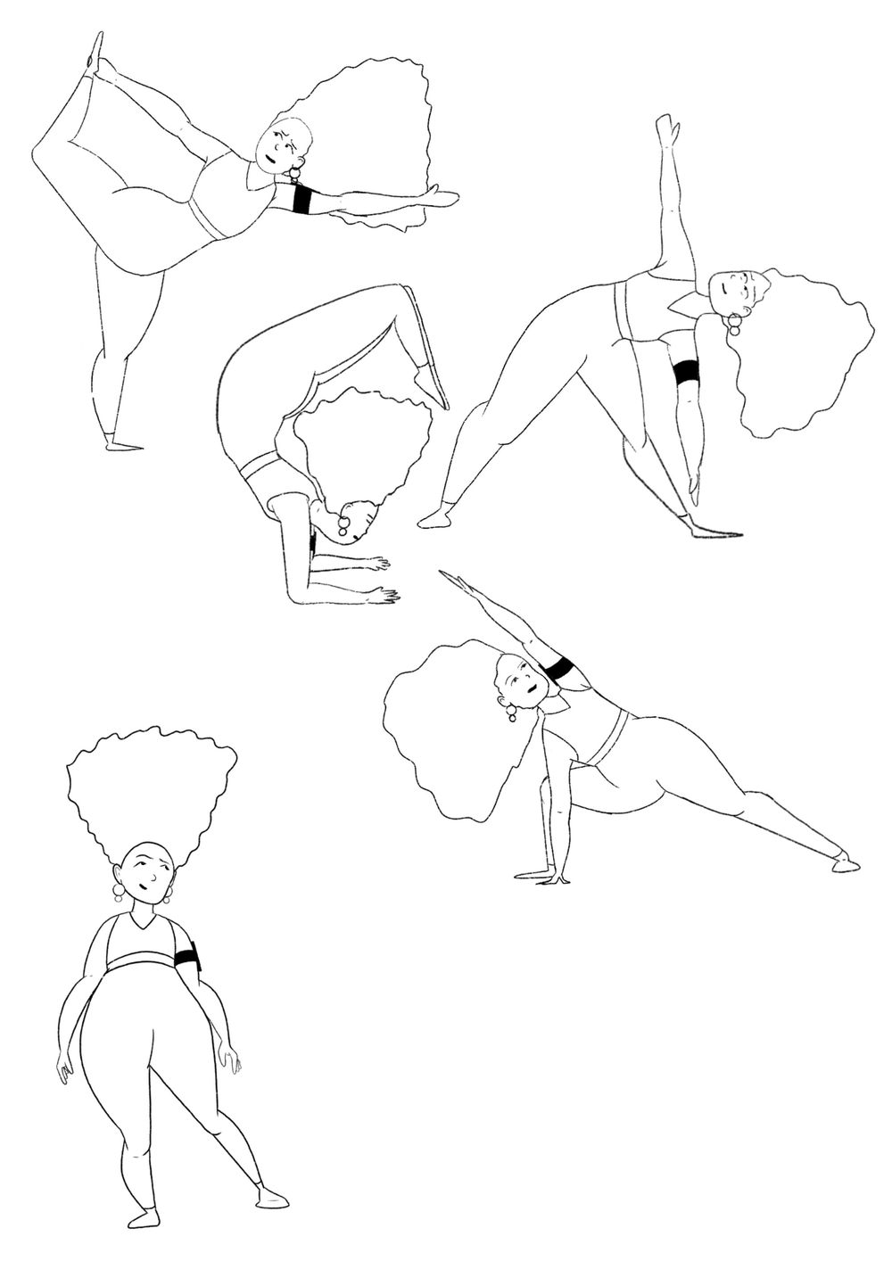 Yoga poses | Skillshare Student Project