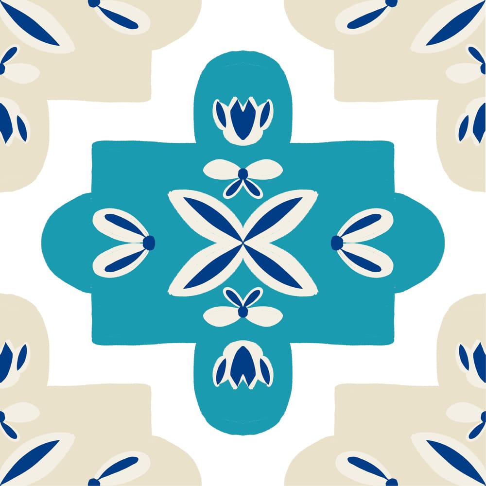 Tile repeat pattern | Skillshare Student Project