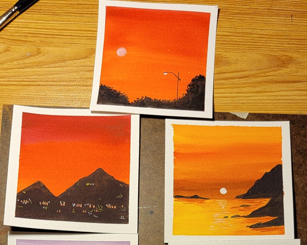 12 sunsets | Skillshare Student Project