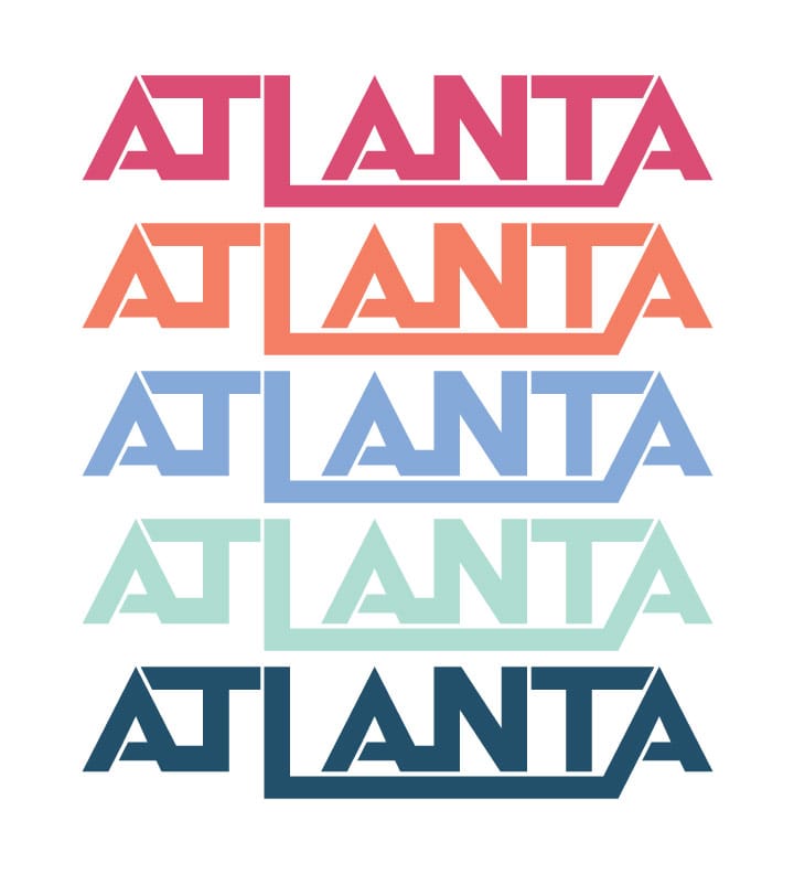 Atlanta Typography | Skillshare Student Project