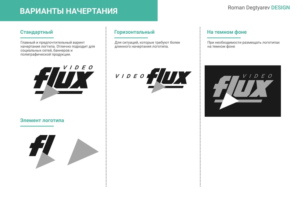 FLUX Logo Presentation | Skillshare Student Project