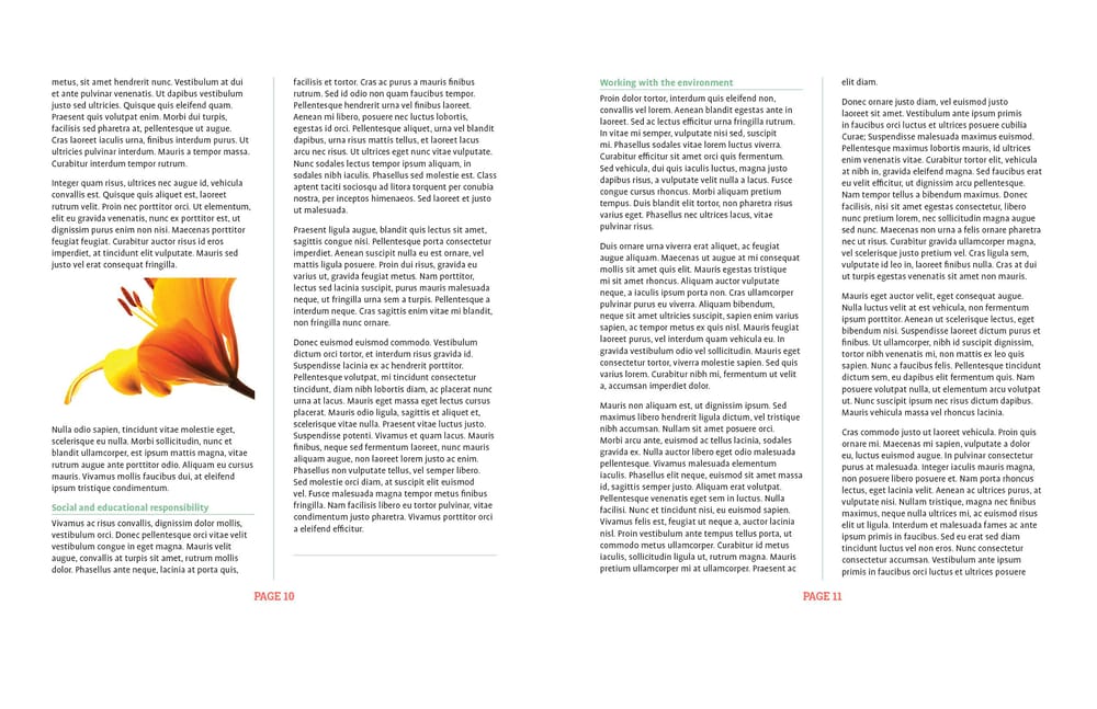 InDesign Essentials Class Exercises | Skillshare Student Project