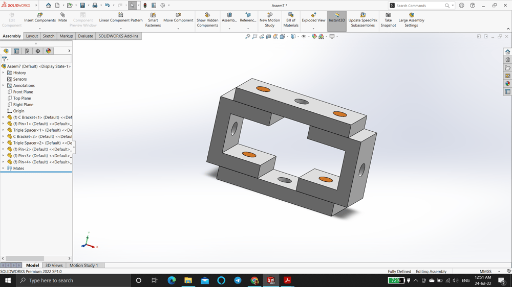 Exercise : Class 6 (Basic Assemblies) | Skillshare Student Project
