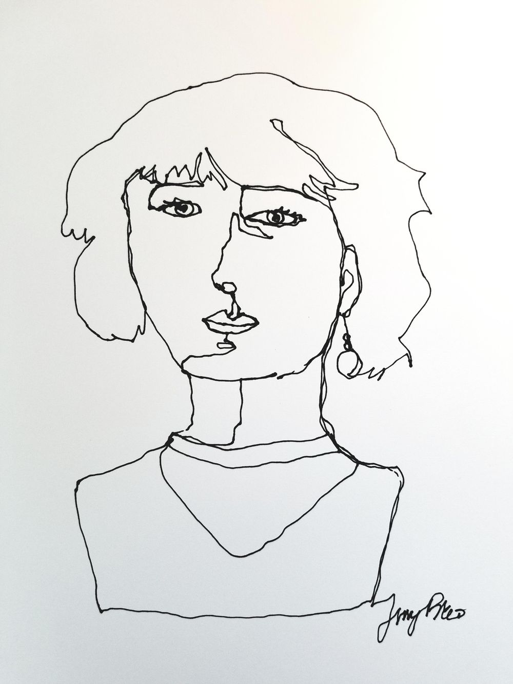 Continuous contour line exercises | Skillshare Student Project