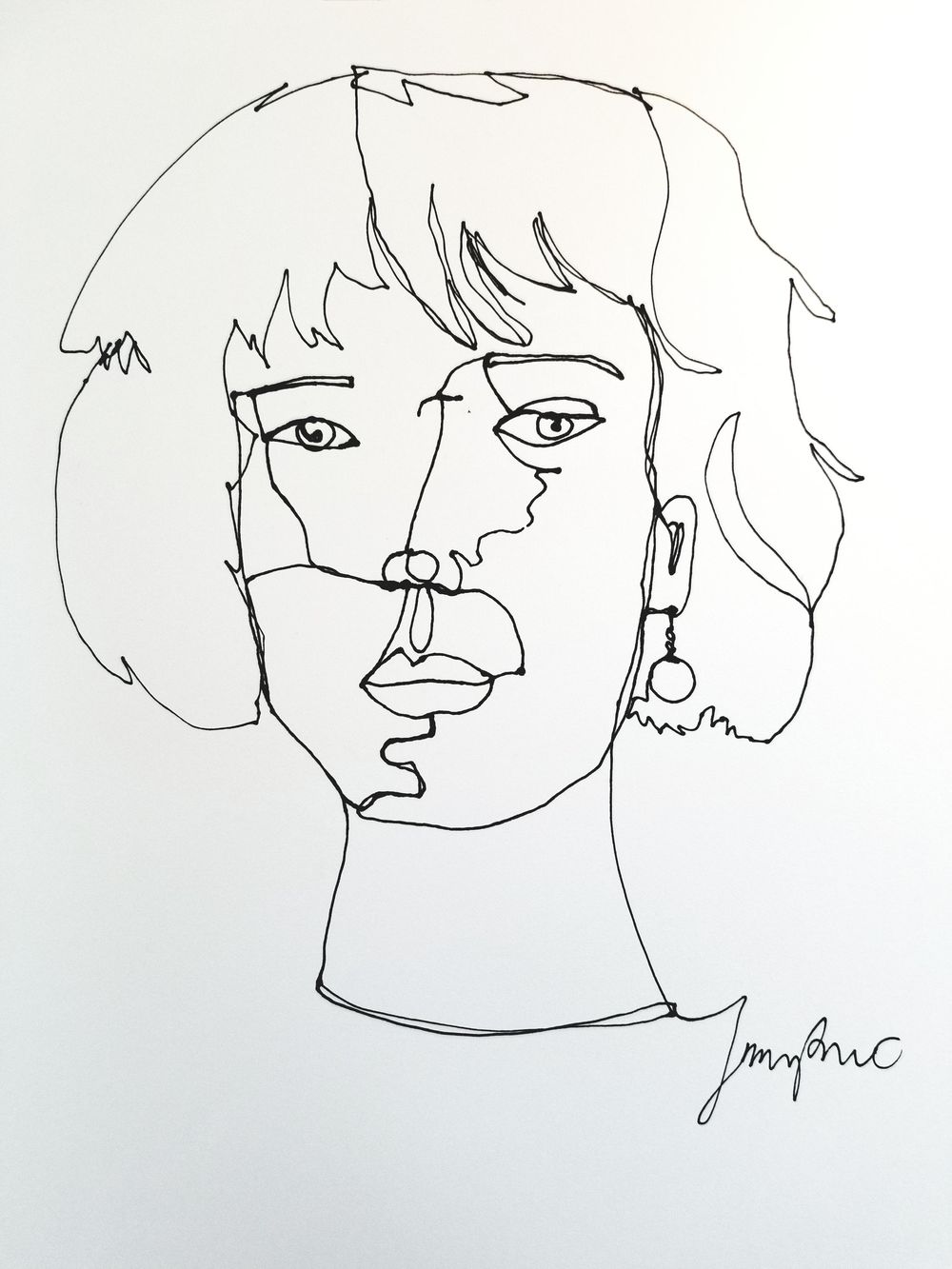 Continuous contour line exercises | Skillshare Student Project