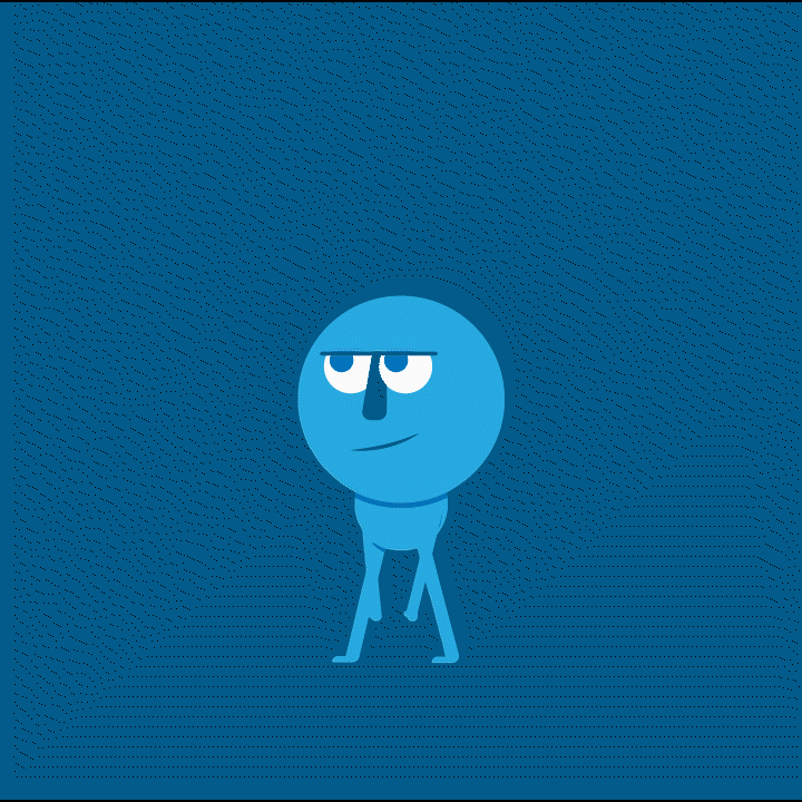 Blue Character | Skillshare Student Project
