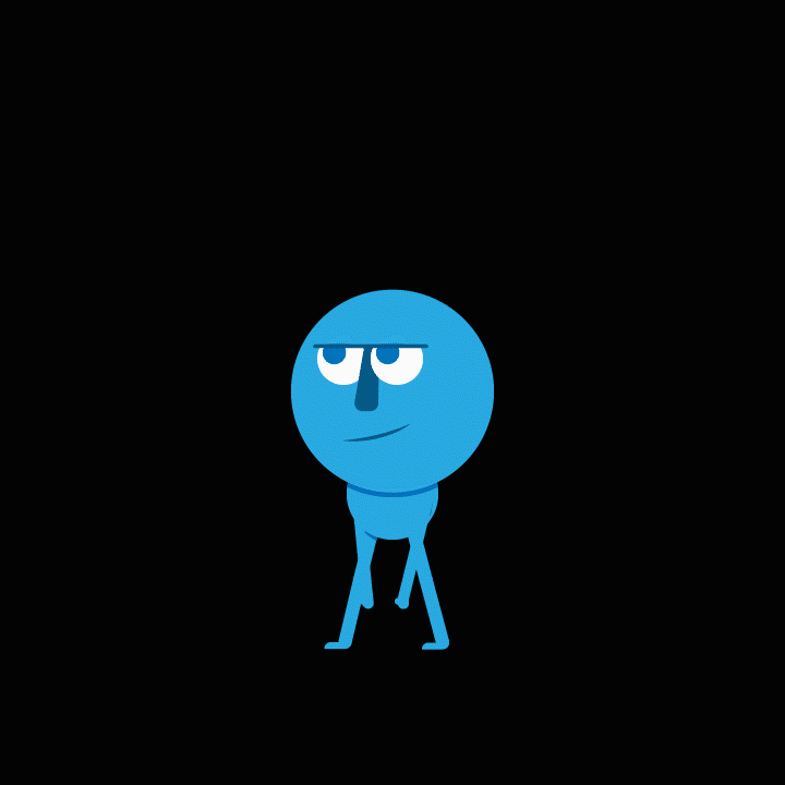 Blue Character | Skillshare Student Project