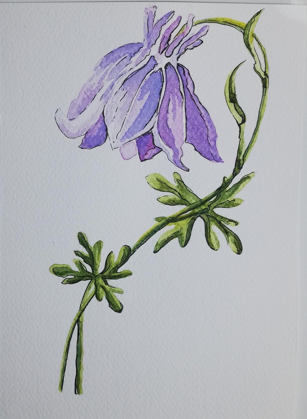 Purple flower | Skillshare Student Project