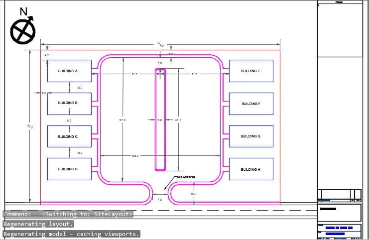 Office Park Site Layout | Skillshare Student Project