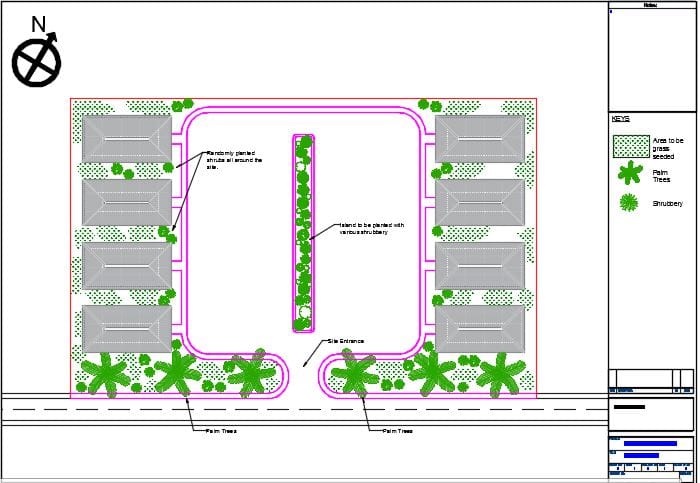 Office Park Site Layout | Skillshare Student Project