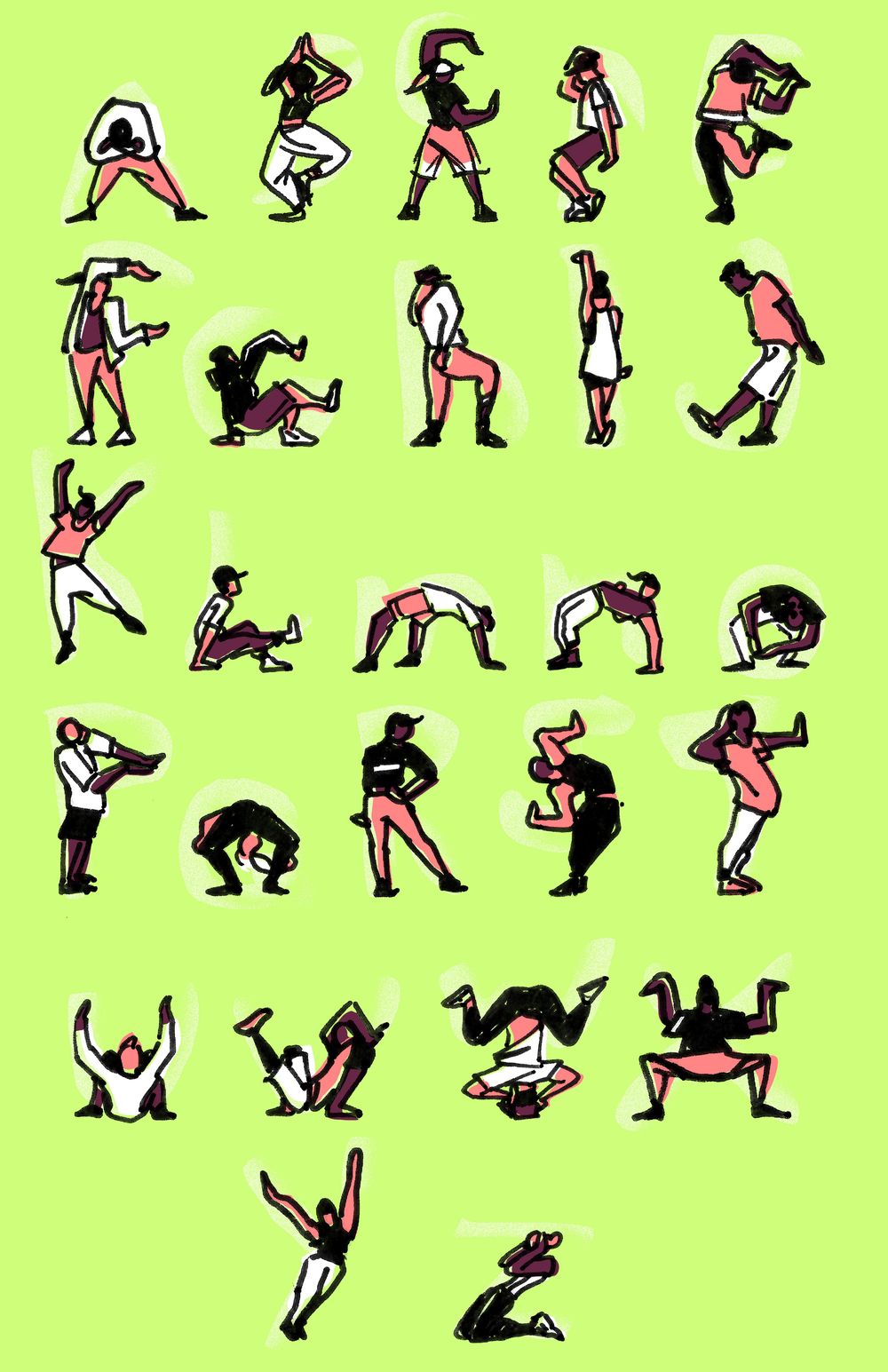 Dance Alphabet | Skillshare Student Project