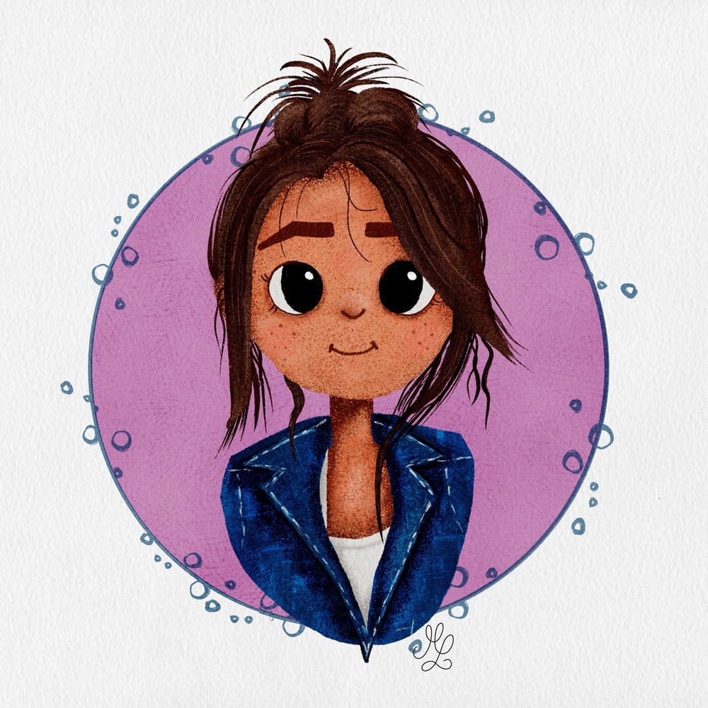 Illustrated Character MaryL | Skillshare Student Project