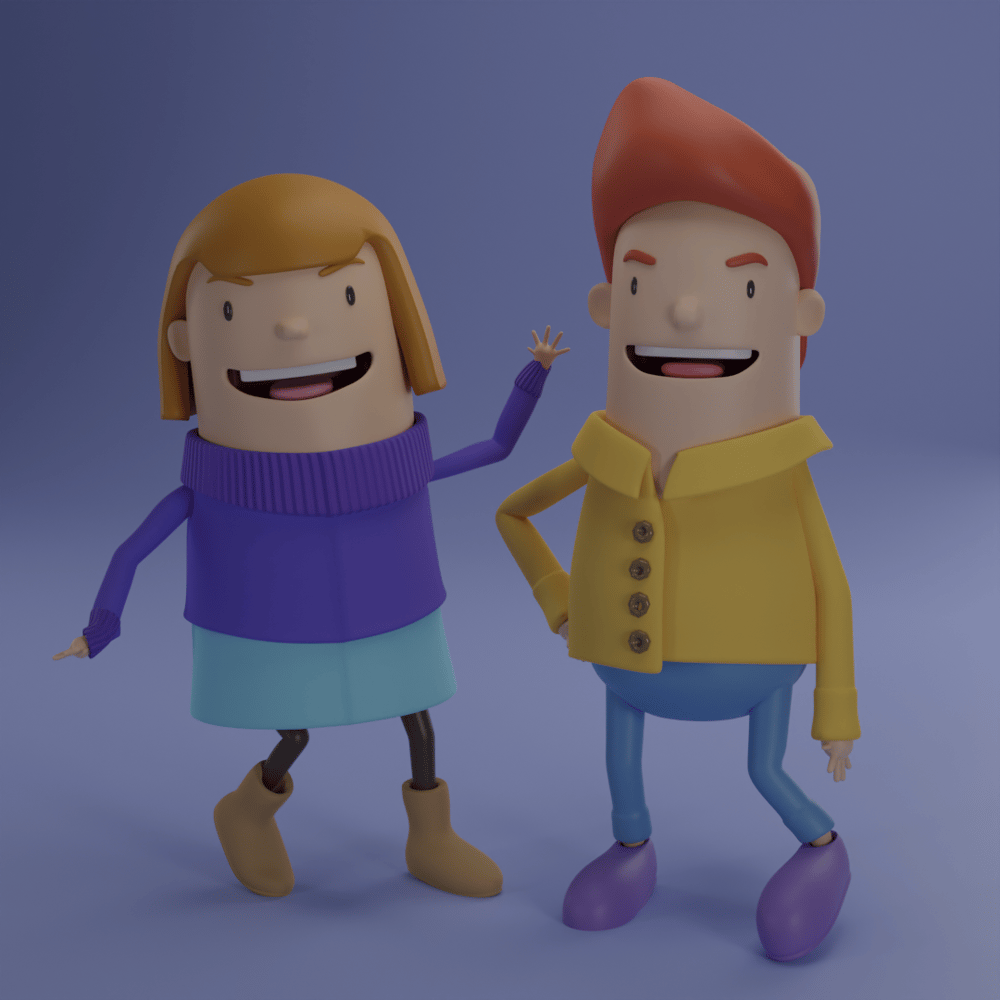 Two Characters | Skillshare Student Project