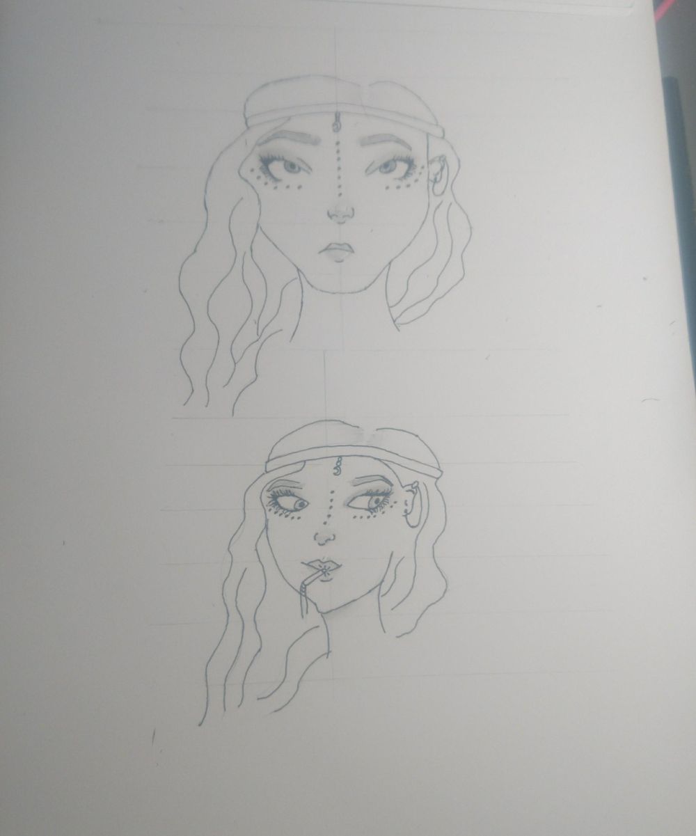 Side profile character | Skillshare Student Project