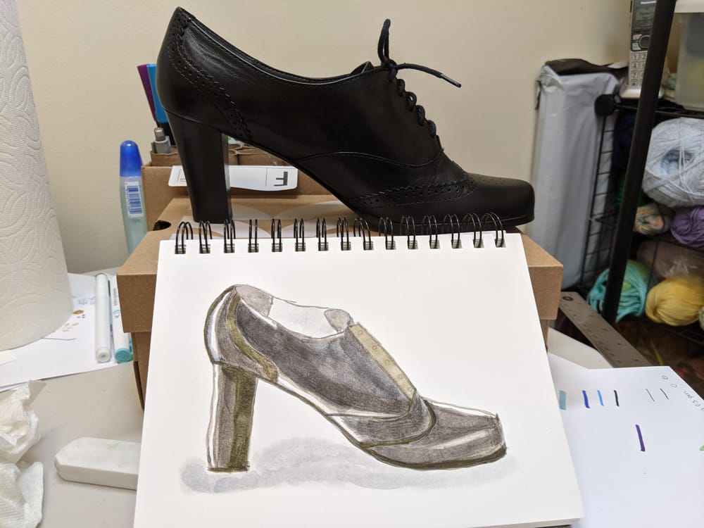 Watercolor Shoes | Skillshare Student Project